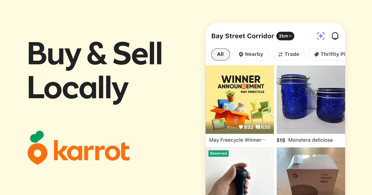 Buy and sell used items in City of Edmonton | Karrot